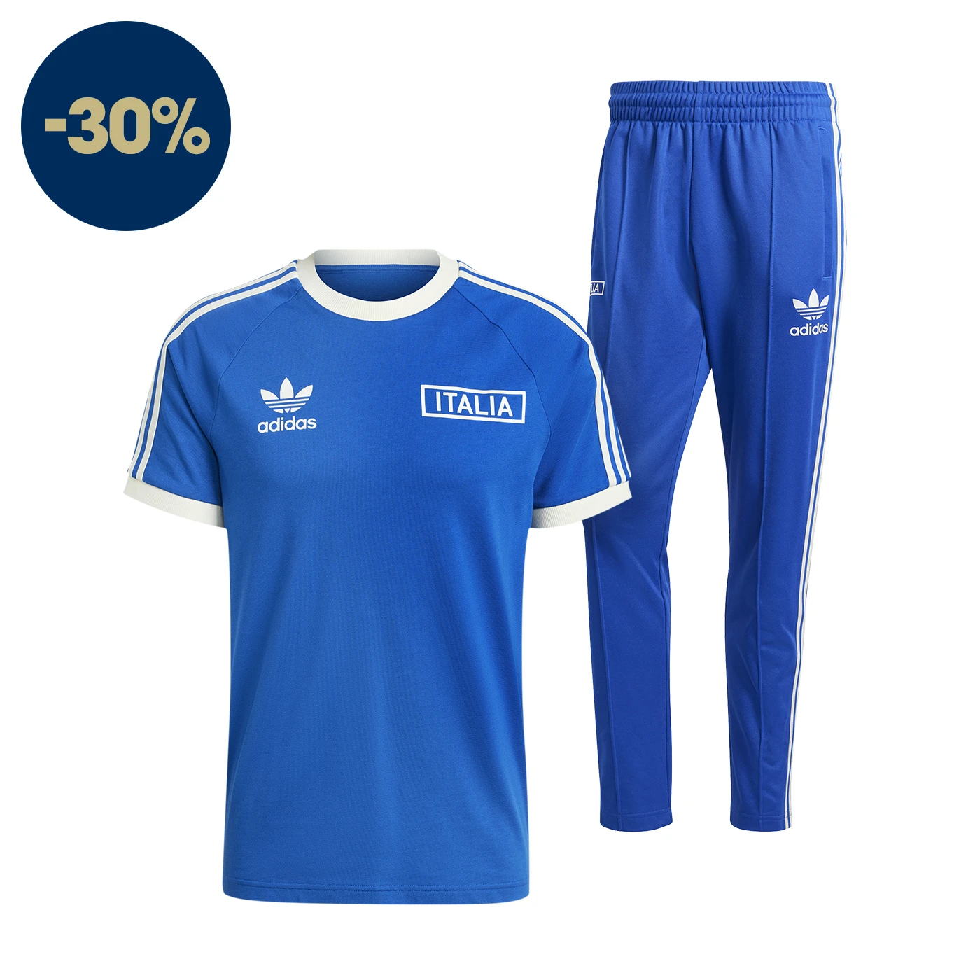 PACK ITALY FIGC T-SHIRT ORIGINAL ADICOLOR 2024 + ITALIA FIGC PANTALONE ...
