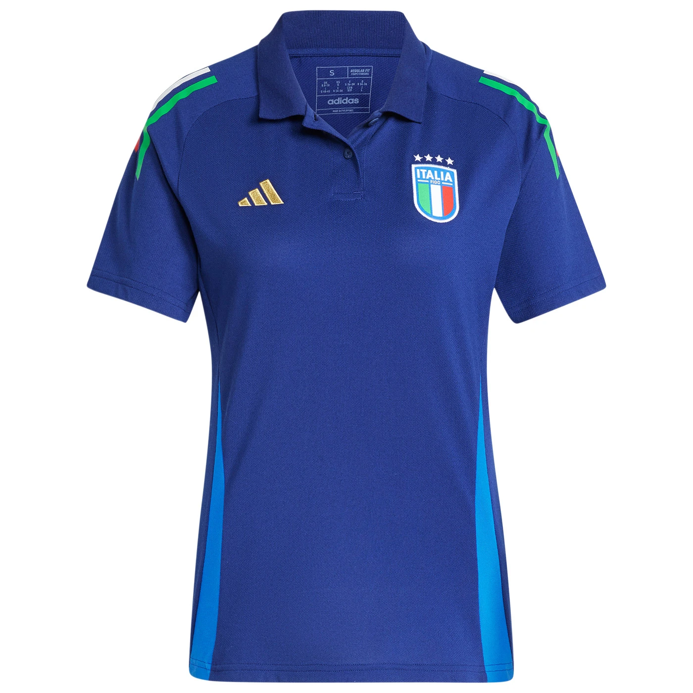 ITALY FIGC BLUE POLO 2024 - WOMAN